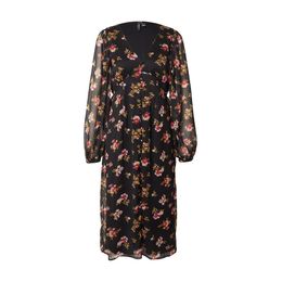 Véro Moda VERO MODA Kleid 'VMSmilla' Damen Größe 40 oliv / altrosa / dunkelrot / schwarz Winterkleid