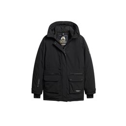 Superdry Parka 'CITY' Damen Größe S/M schwarz Winterjacke
