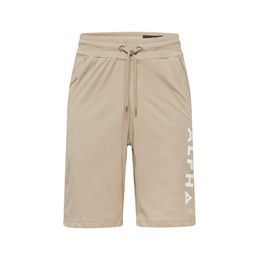 Alpha Industries Shorts Herren Größe 34 sand / weiß