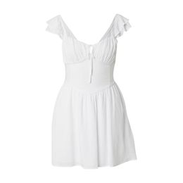 Hollister Kleid Damen Größe 36 weiß