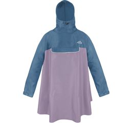 Normani Regenponcho 'Kauai' Damen Größe L/XL navy / lavendel / weiß