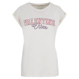 F4NT4STIC T-Shirt 'Valentinstag Valentine Vibes' Damen Gr&ouml;&szlig;e L sand / pastelllila / ros&eacute; / schwarz