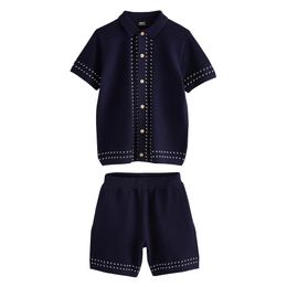next Set Jungen Gr&ouml;&szlig;e 176 navy / offwhite