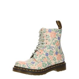 Dr. Martens Schnürstiefelette '1460 Pascal' Damen Größe 42 hellbeige / blau / grün / rosé Winterschuhe