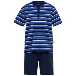 G&ouml;tzburg G&ouml;tzburg Pyjama Herren Gr&ouml;&szlig;e L blau / navy / wei&szlig;