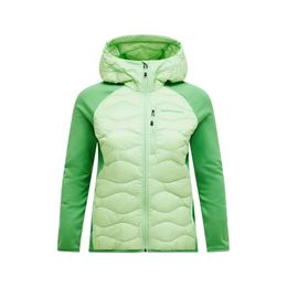 Peak Performance Funktionsjacke W Helium Down Hybrid Hood Damen Gr&ouml;&szlig;e XS gr&uuml;n