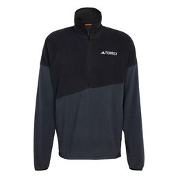 adidas terrex Sportpullover 'Multi Climawarm Fleece' Herren Größe XXXL anthrazit / dunkelgrau / schwarz / weiß