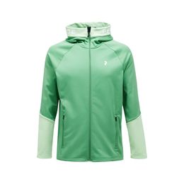 Peak Performance Fleecejacke M Rider Zip Hood Herren Gr&ouml;&szlig;e S gr&uuml;n