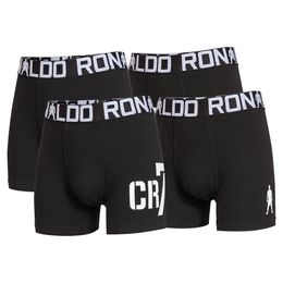 CR7 Cristiano Ronaldo CR7 - Cristiano Ronaldo Boxershorts Jungen Gr&ouml;&szlig;e 104/110 schwarz / wei&szlig;