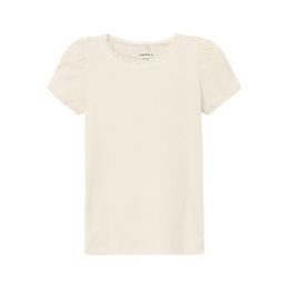 name it T-Shirt 'NMFKab' Mädchen Größe 116 sand