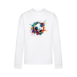 F4NT4STIC Shirt 'Bunte Fu&szlig;ball Grafik' boy White size 122/128