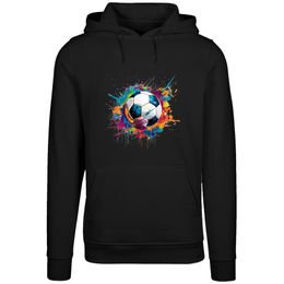 F4NT4STIC Sweater 'Bunte Fu&szlig;ball Grafik' male Black size XXL