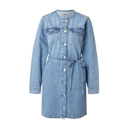 Only Blusenkleid 'ONLMinnie' Damen Größe 38 blue denim Winterkleid