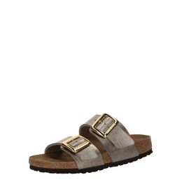 Birkenstock Pantolette 'Sydney Cushion Buckle' Damen Gr&ouml;&szlig;e 37 taupe