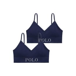 Polo Ralph Lauren B&uuml;gelloser BH ' Ribbed Seamless ' Damen Gr&ouml;&szlig;e 110 navy