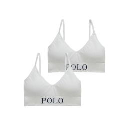 Polo Ralph Lauren Bra ' Ribbed Seamless ' female White size XXL