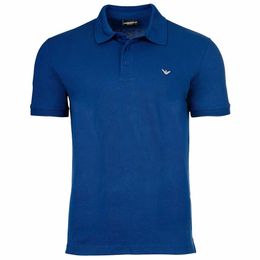Emporio Armani Poloshirt Herren Größe L royalblau / weiß
