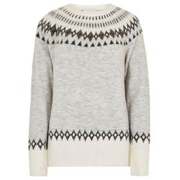 Apricot Pullover 'Fair Isle Gem' Damen Gr&ouml;&szlig;e XL grau / dunkelgrau