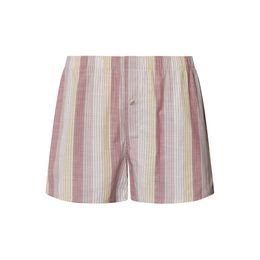 Hanro Boxer shorts ' Fancy Woven ' male Beige, Pink size XL