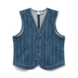 V&eacute;ro Moda VERO MODA Weste 'VMCARLEY' Damen Gr&ouml;&szlig;e XS blue denim