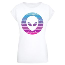 F4NT4STIC Shirt 'Alien Kopf' female White size XXXL