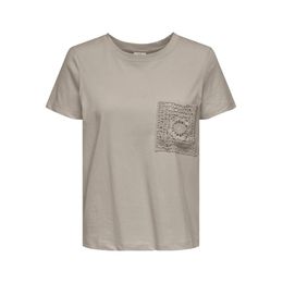 Jacqueline de Yong JDY T-Shirt 'JDYSELMA' Damen Gr&ouml;&szlig;e XS greige