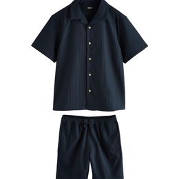 next Kurzarmhemd mit Shorts Jungen Gr&ouml;&szlig;e 122 navy