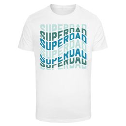 F4NT4STIC Shirt 'Super Dad Retro Trend Vatertags Design f&uuml;r Papas' male White size XS