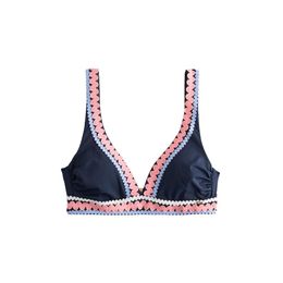 next Bikinitop Damen Gr&ouml;&szlig;e 110 navy / hellblau / altrosa / wei&szlig;