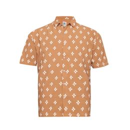 Campus Sutra Button Up Shirt ' Tottie ' male Brown size S