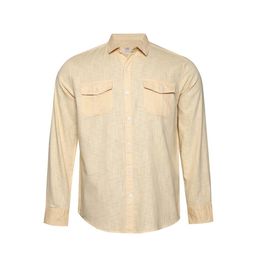 Campus Sutra Button Up Shirt ' Ariah ' male Yellow size XL