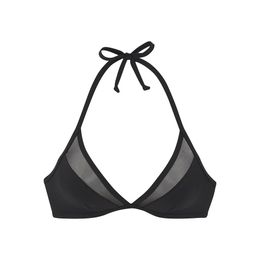 Lascana Bikinitop Damen Größe 75 schwarz