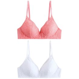 next Bra female Pink, White size 75
