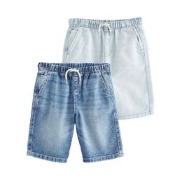 next Shorts Jungen Größe 110 blue denim / pastellblau
