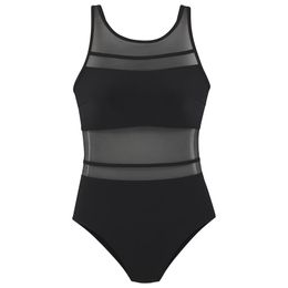 Lascana Swimsuit female Black size 36