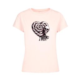 F4NT4STIC Shirt 'S&uuml;&szlig;e S&uuml;&szlig;igkeiten Herzform Liebe' female Pink size M