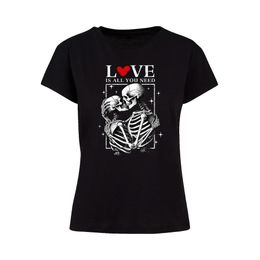F4NT4STIC T-Shirt 'Love is all you need' Damen Gr&ouml;&szlig;e XXL rot / schwarz / wei&szlig;