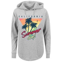 F4NT4STIC Sweatshirt 'California Palmen Retro' female Grey size M