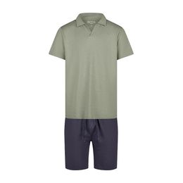 Phil & Co. Berlin Short Pajamas 'Lounge Dreams' male Blue, Green size L