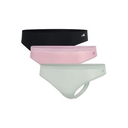 adidas Sportswear Tanga ' Sport Active Light Flex Thong ' Damen Gr&ouml;&szlig;e L grau / pink / schwarz