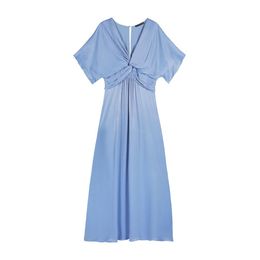 Lola Casademunt Maxikleid Damen Größe 34 blau Winterkleid