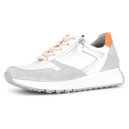 Gabor Sneaker Damen Größe 38.5 grau / mint / orange / weiß