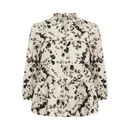 PART TWO Bluse 'NickelinePW' Damen Größe S beige / braun / schwarz