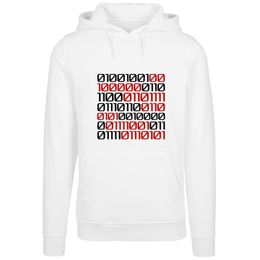 F4NT4STIC Sweatshirt 'I Love You 01001001 Binary Code Valentinstag' female White size XS