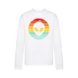 F4NT4STIC Shirt 'Alien Retro Sonnenuntergang' boy White size 146/152