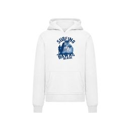 F4NT4STIC Sweatshirt 'Hawaii Surf Beach Summer' M&auml;dchen Gr&ouml;&szlig;e 158/164 blau / wei&szlig;