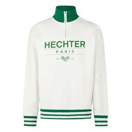HECHTER PARIS Sweatshirt sportives Design Herren Gr&ouml;&szlig;e M wei&szlig;