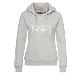 Smiler. Sweatshirt 'Happy' female Grey size S