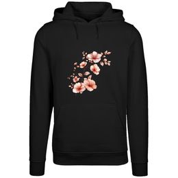F4NT4STIC Sweatshirt 'Rosa Blumenzweig 3D' female Black size M