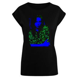 F4NT4STIC Shirt 'Billie Eilish Neon Backlit' female Black size XXL